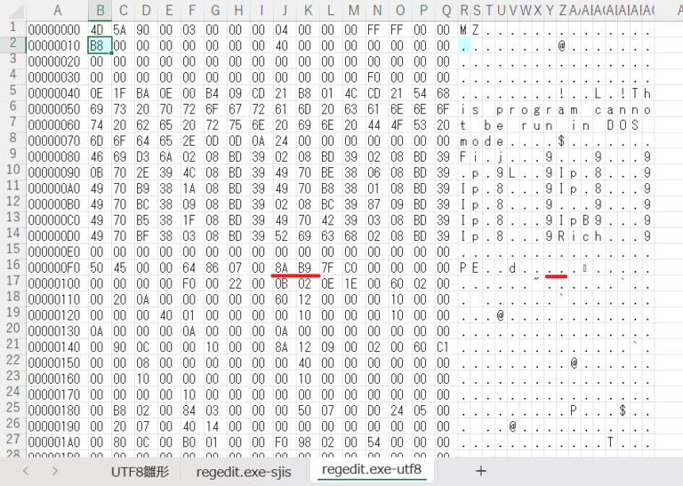 Excel VBAでバイナリーエディタを作る(UTF-8編) | ∞ワークス